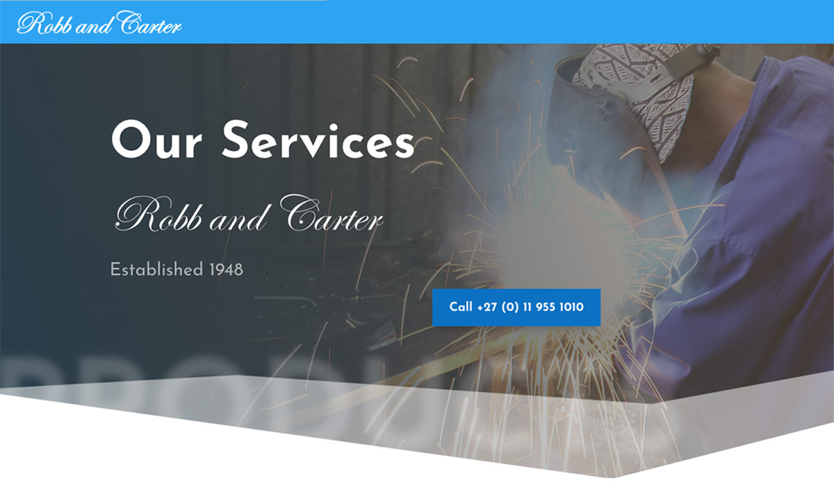 SERVICES - Robb and Carter